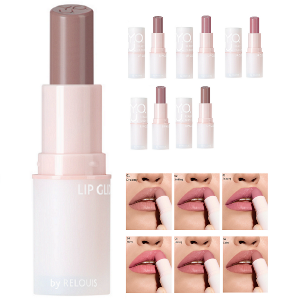 Relouis Y.O.U. Really Nude Mood Lip Glide - 6 Shades – DiffLand