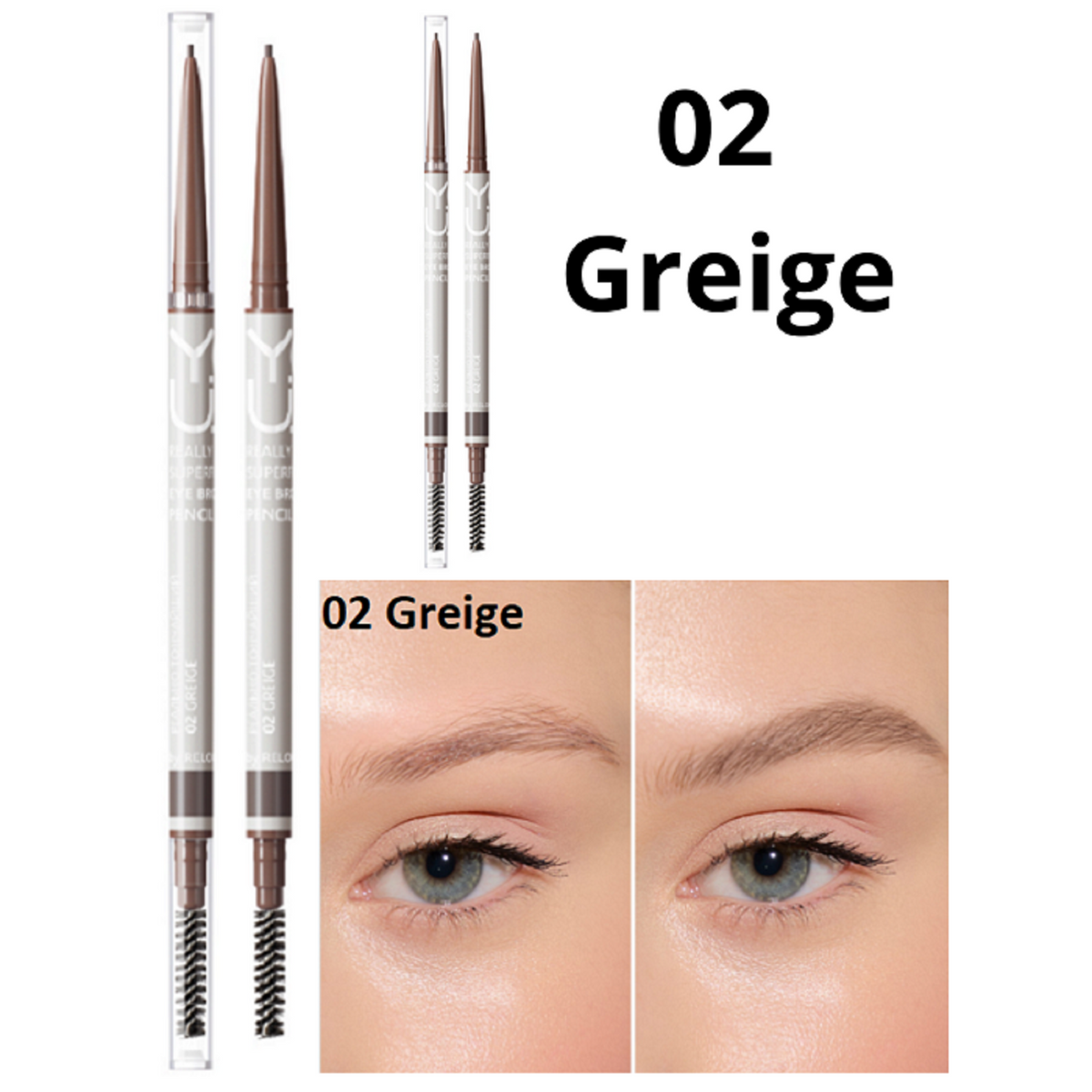 Relouis Y.O.U. Really Superfine Eyebrows Pencil - 3 Shades – DiffLand